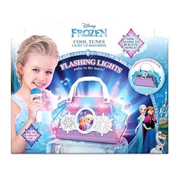Disney | Toys | Kiddesigns Disney Frozen Cool Tunes Light Up Boombox ...